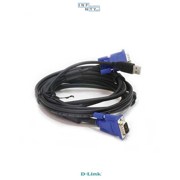 کابل KVM دی لینک D-LINK مدل DKVM-CU - اینفینیتی نتورک