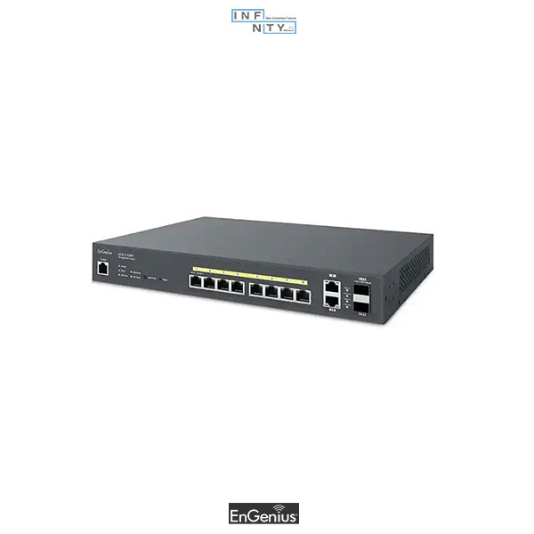 سوییچ شبکه انجنیوس EnGenius مدل ECS1112FP - اینفینیتی نتورک